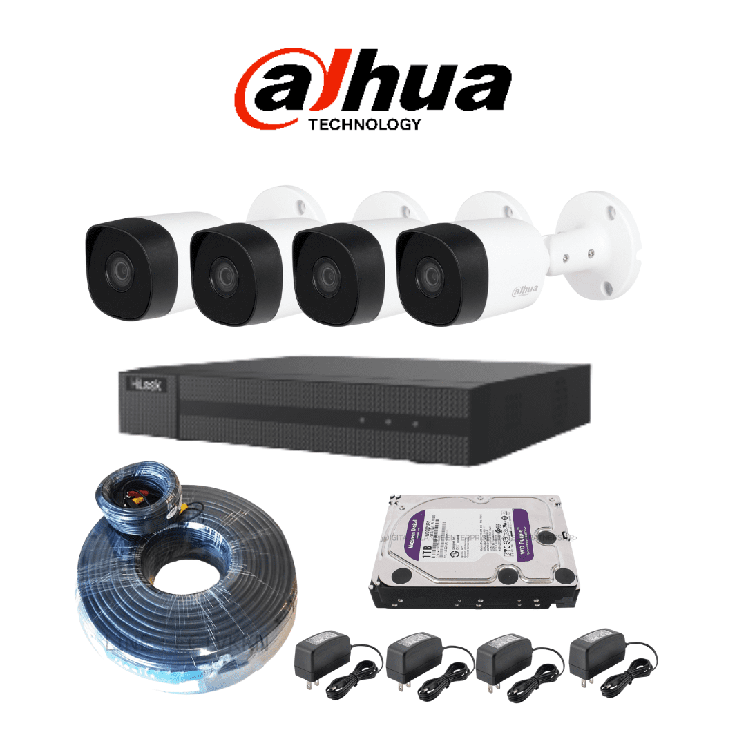 CCTV Value Set ชุด 4 ตัว Dahua - ขายกล้องวงจรปิด ตัวแทน Hikvision ...